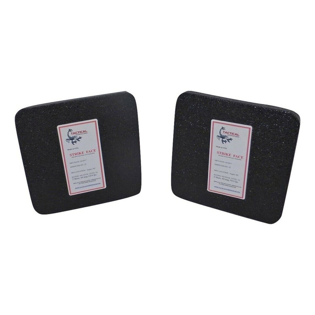 Tactical Scorpion Gear Level IIIA Body Armor Pair Hard 6" X 6" Plates ...