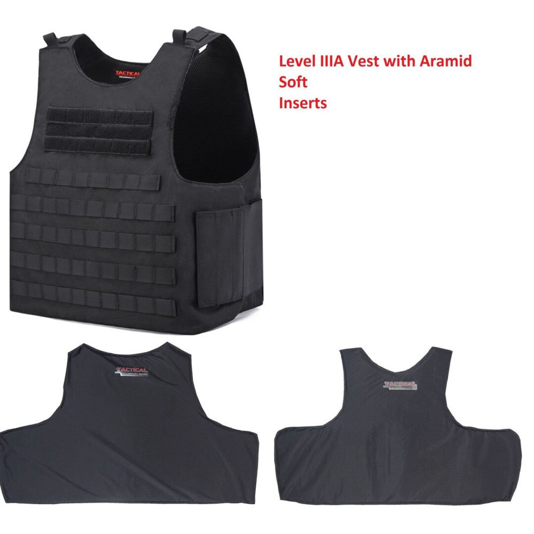 Tactical Scorpion Gear Black Surcat Molle Vest Level III+ or Level III ...