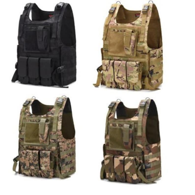 Tactical Scorpion Gear: Body Armor Plates Bearcat MOLLE Vest - Etsy