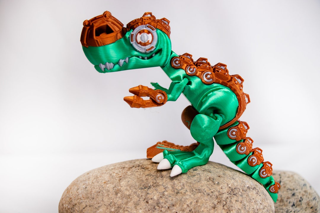 Cyborg T-rex Figurine, Dino Sculpture, Gift for Kid, Trex Figurine ...