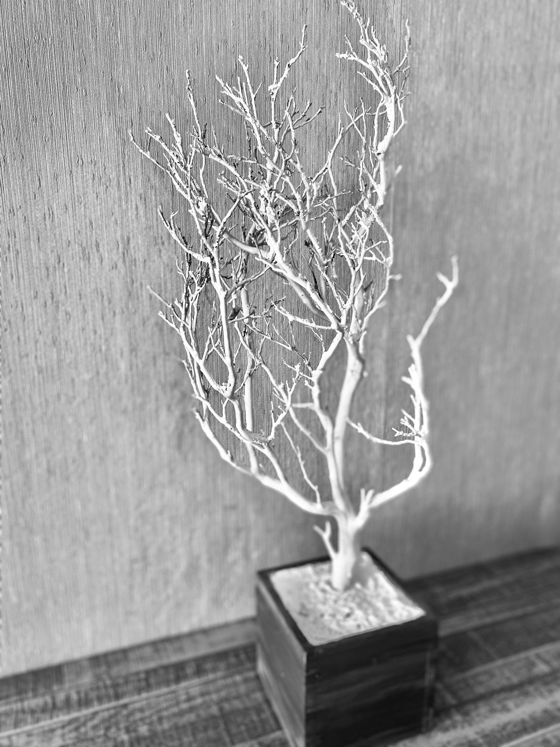 Tabletop Tree Centerpiece,white Tree Branches on Wood Box ,unique Table ...