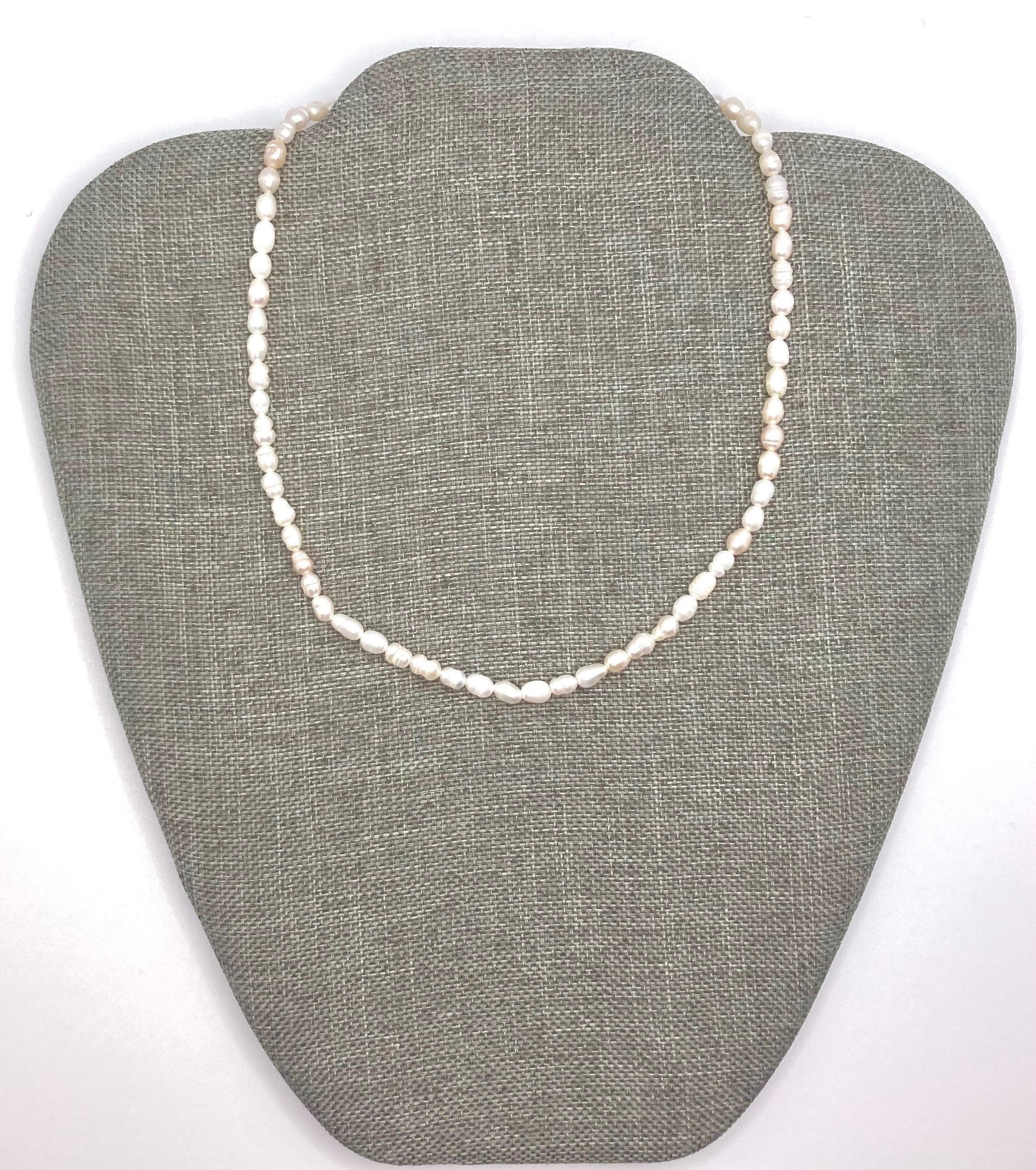 Natural Freshwater Pearl Necklace - Etsy