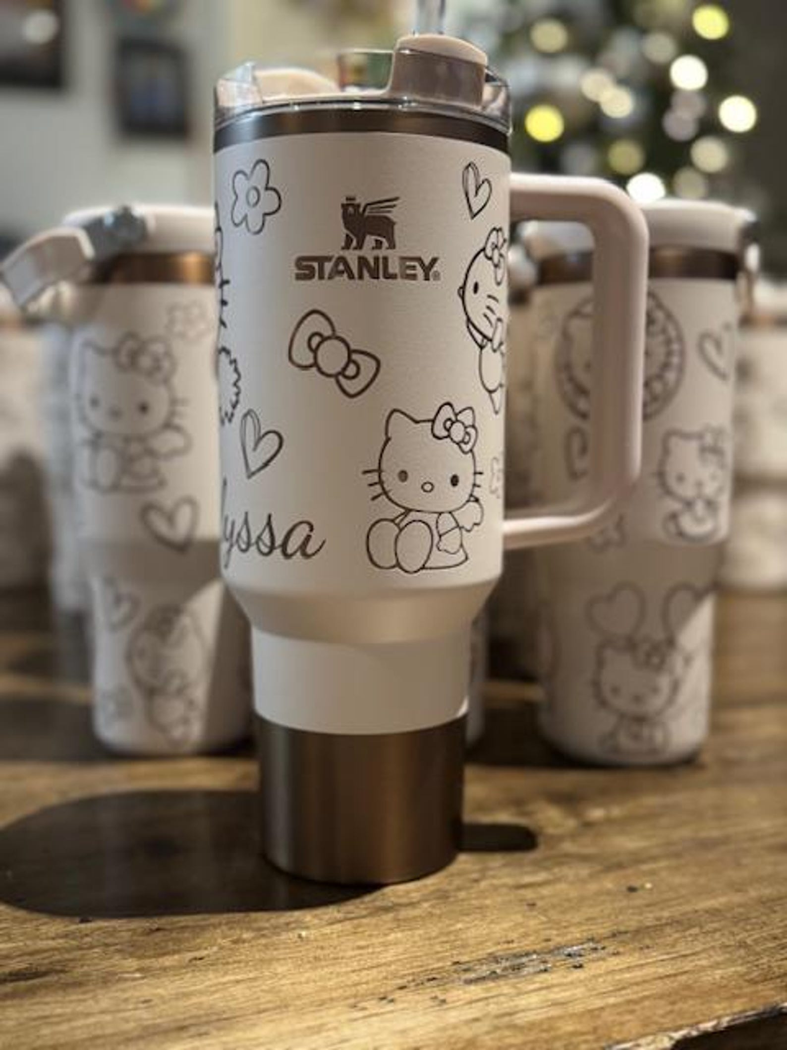 Laser Engraved Tumbler/ Hello / Kitty/ Cats / Girly/ Pink/ 40 Oz ...