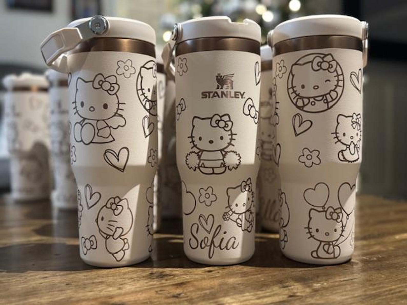 Laser Engraved Tumbler/ Hello / Kitty/ Cats / Girly/ Pink/ 40 Oz ...