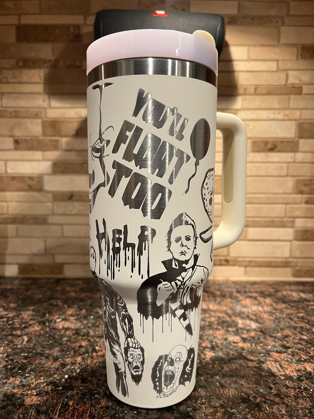 Laser Engraved Tumbler / Horror Characters/ Friday the 13th / 40oz ...