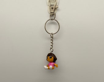 Nickelodeon Dora the Explorer Toy Figurine Key Chain Purse Charm ...