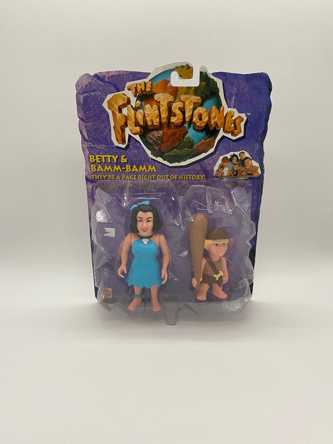 1993 Mattel the Flintstones Movie Collectable Figures 'betty & Bamm ...