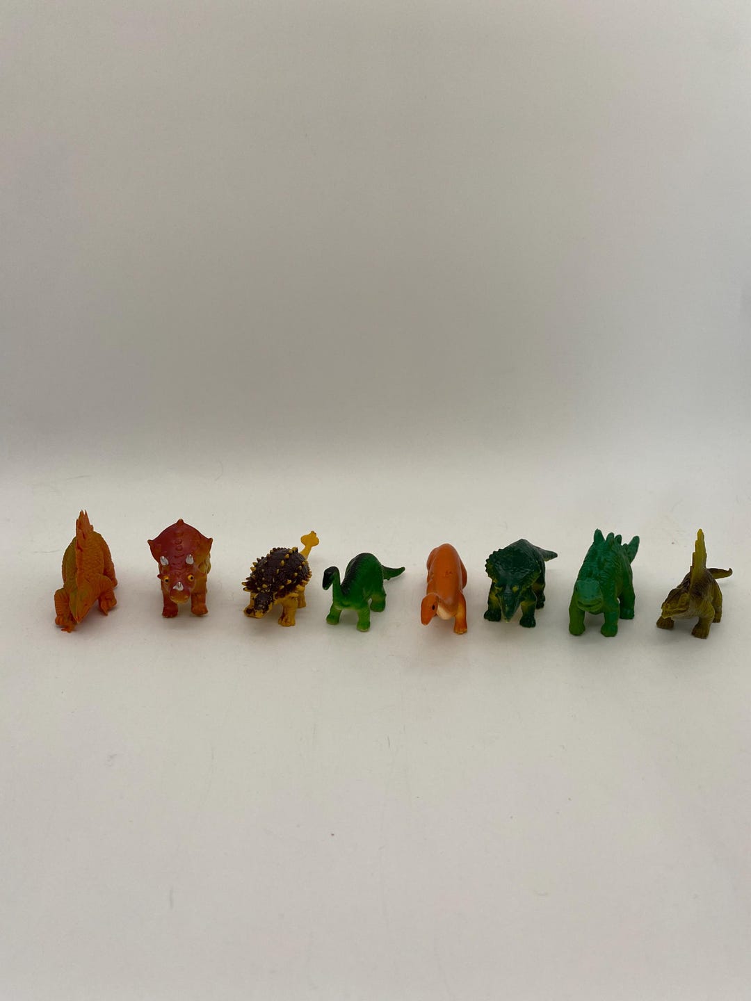 Assorted PVC Mini Dinosaur Figurines: Educational Prehistoric Animal ...
