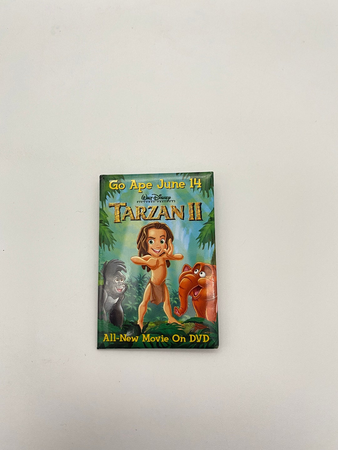 Disney Tarzan 2 Movie Release Button Pin Disney Pins Disney Memorabilia ...