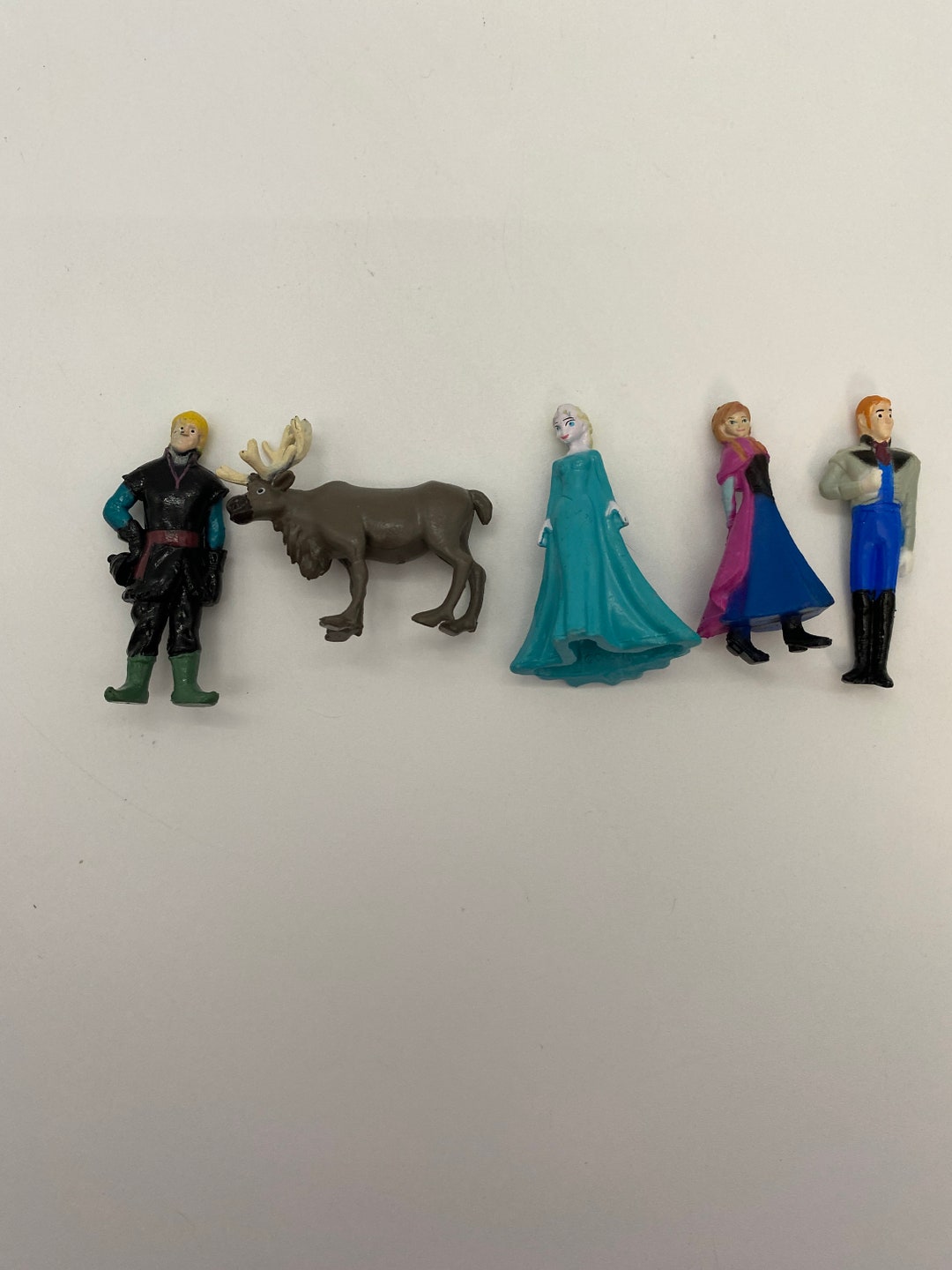 Disney Frozen Set of 5 Mini Figurines - Etsy