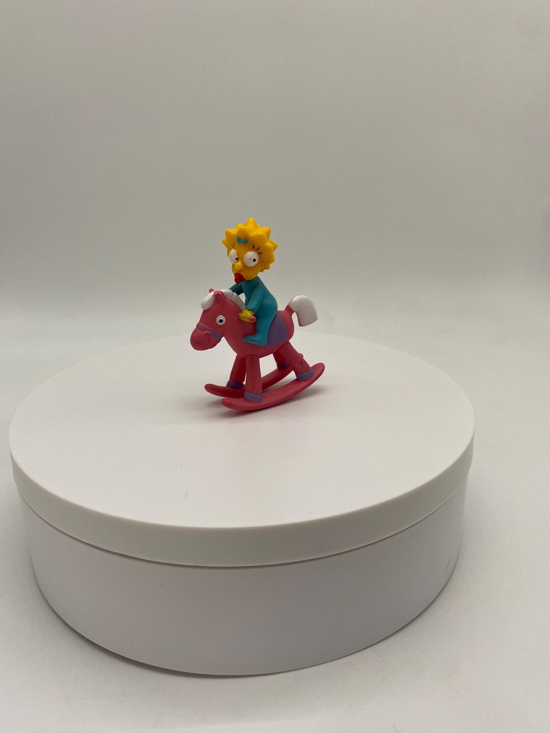 Vintage 2007 Maggie Simpson Rocking Horse Figurine - the Simpsons ...