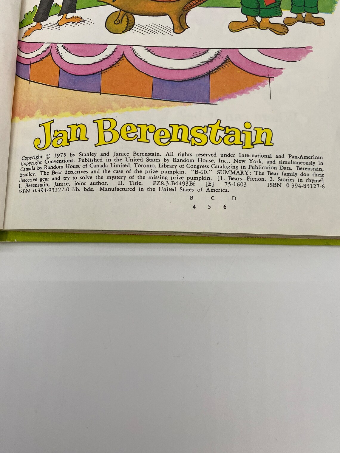 Vintage 1975 Dr. Seuss Bear Detectives Hardcover Book by Stan & Jan ...