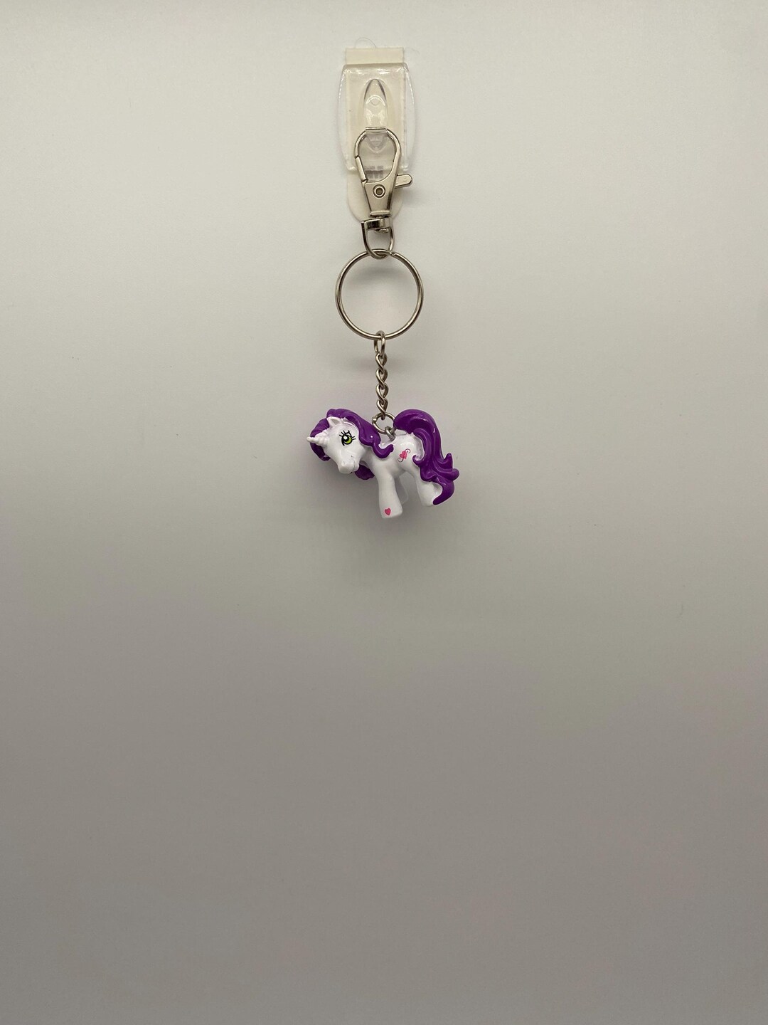 Hasbro My Little Pony Sweetie Belle Figurine Key Chain Purse Charm ...