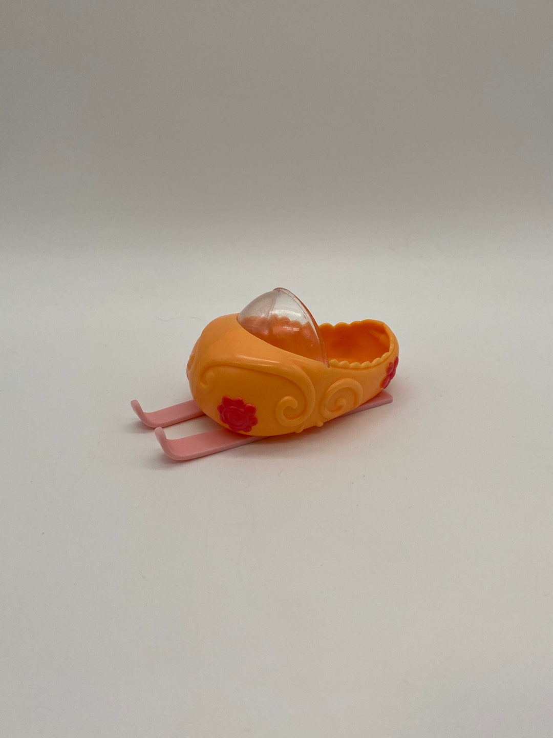 Hasbro Littlest Pet Shop Accessories Pink and Orange Sled - Etsy