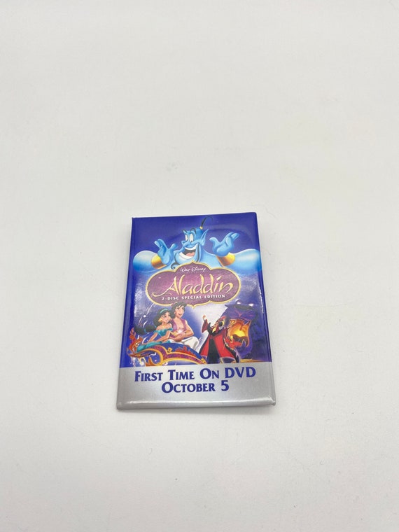 Disney Aladdin Special Edition DVD Movie Release Butt… - Gem