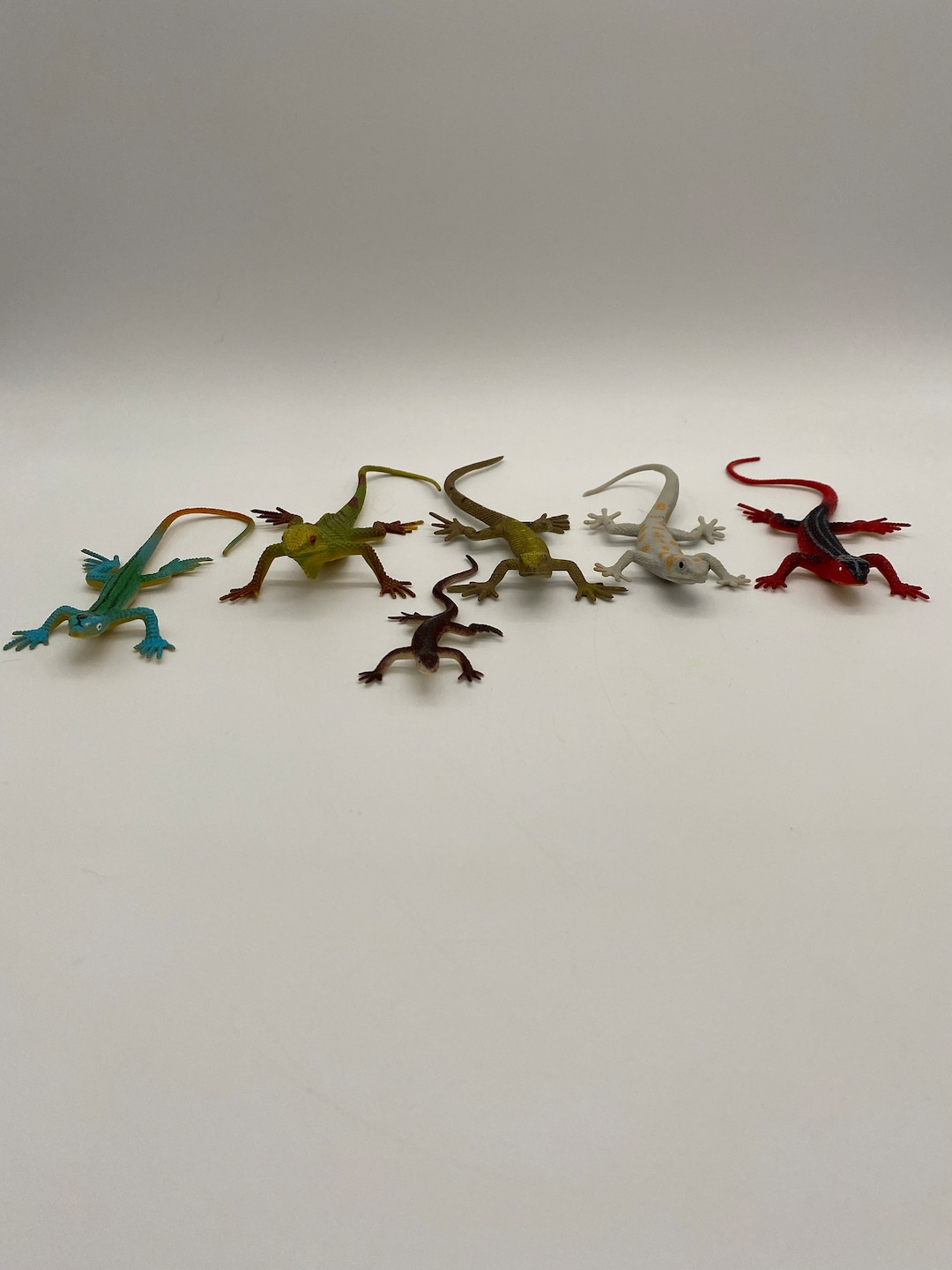 Mixed Lot of PVC Plastic Lizard/ Iguana/ Gecko Figurine Toys - Etsy