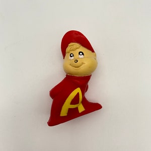 Vintage 80s Alvin and the Chipmunks Alvin Pencil Topper Figurine- the ...