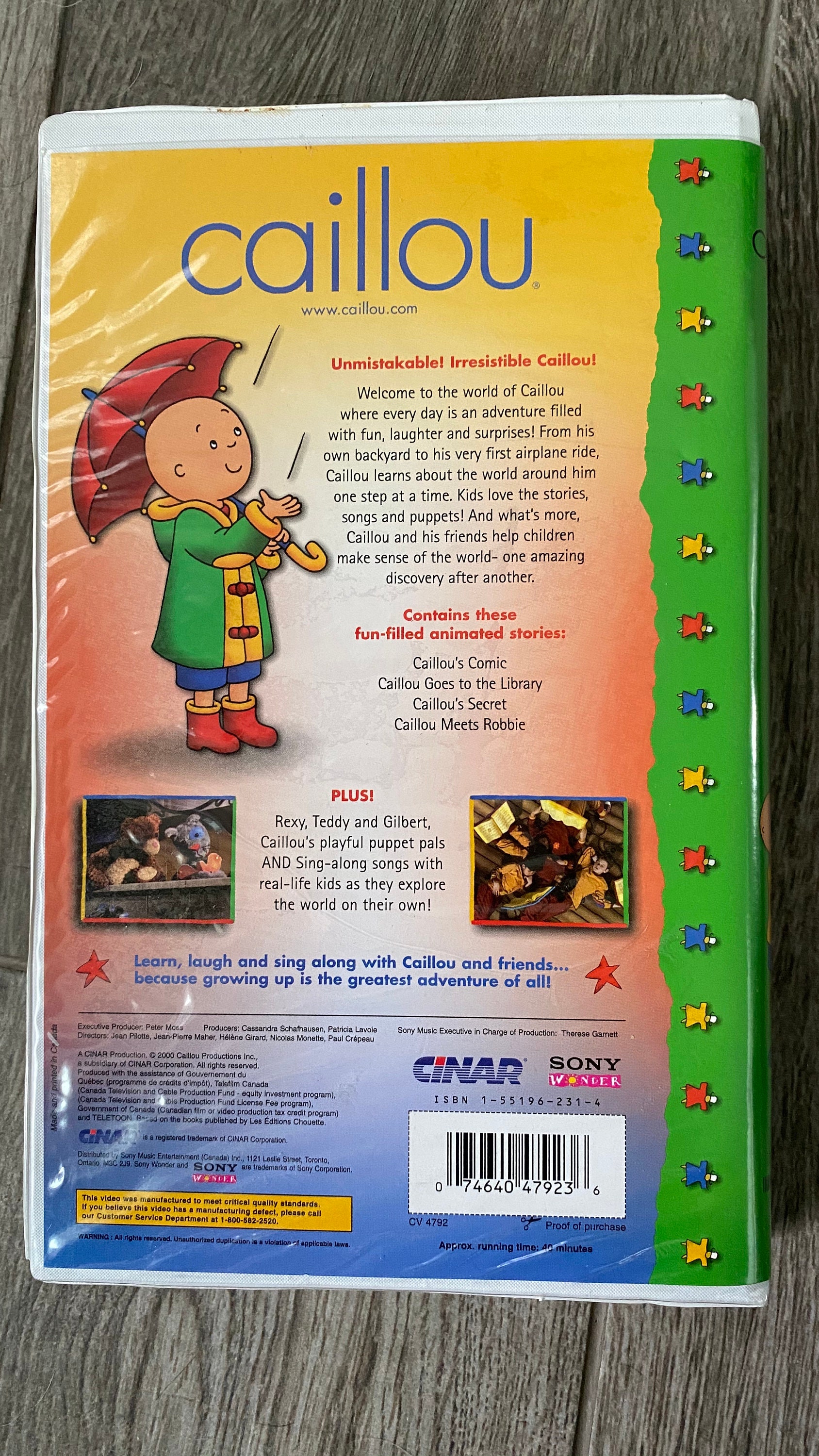 Caillou Vhs Collection