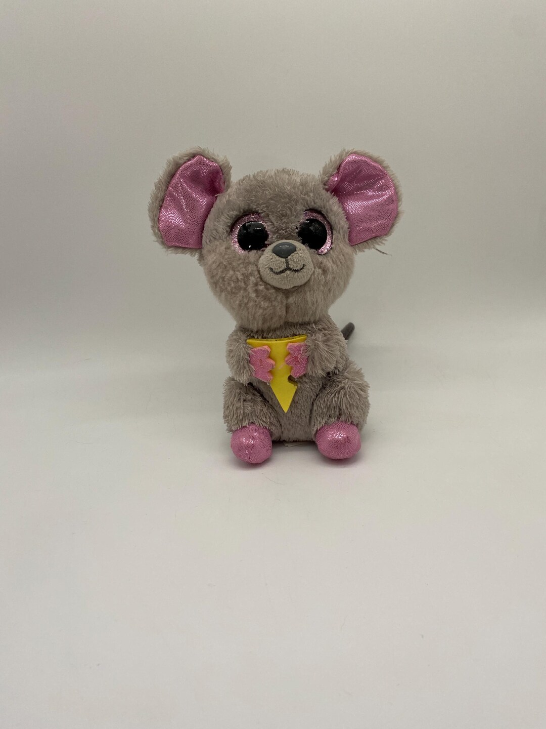 Ty Beanie Boo Squeaker: 2015 Grey Mouse Plush Toy for Kids, Collectible ...