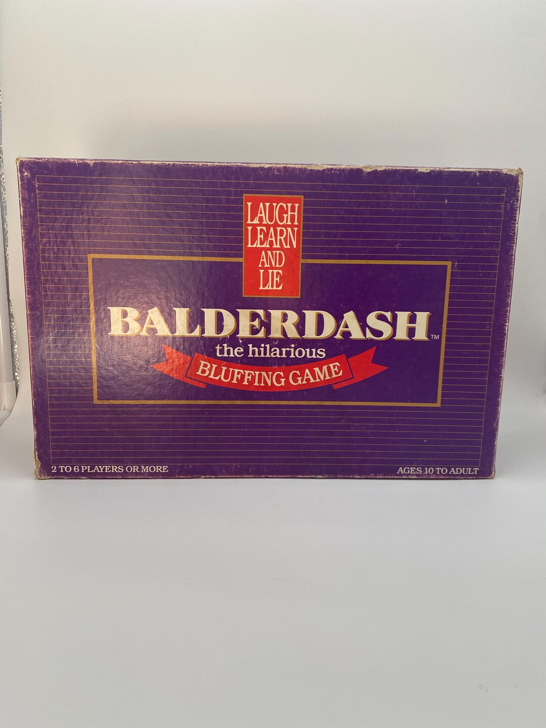 Vintage 1984 Balderdash the Hilarious Bluffing Game by Gameworks ...