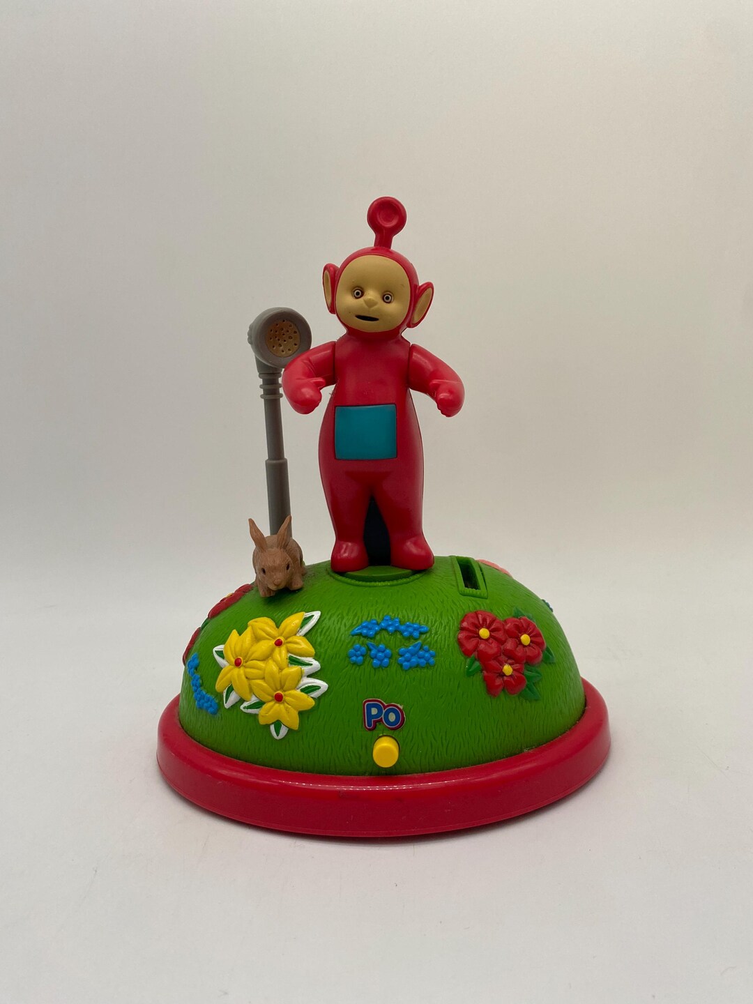 Vintage Teletubbies Po Plastic Animated Coin Bank - Retro Collectible ...