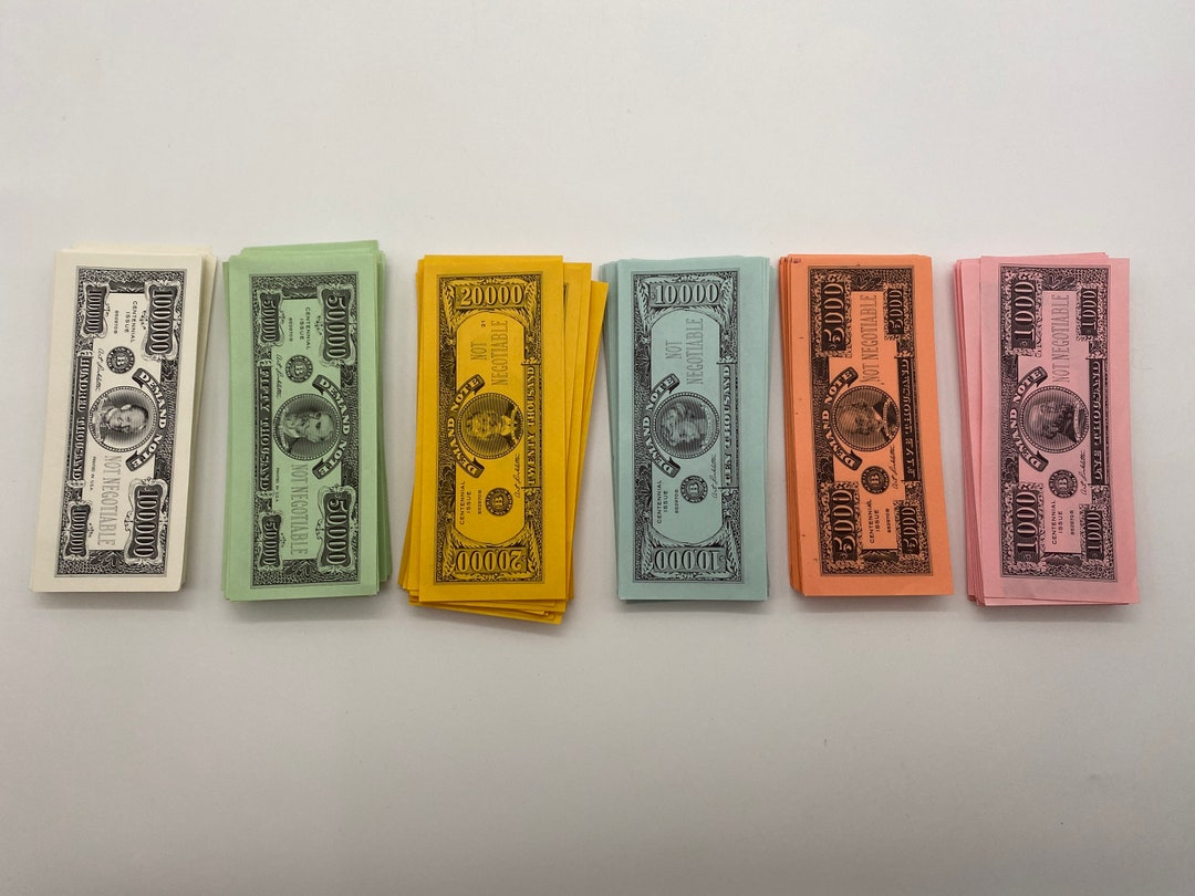 Vintage Milton Bradley the Game of Life Money - Etsy