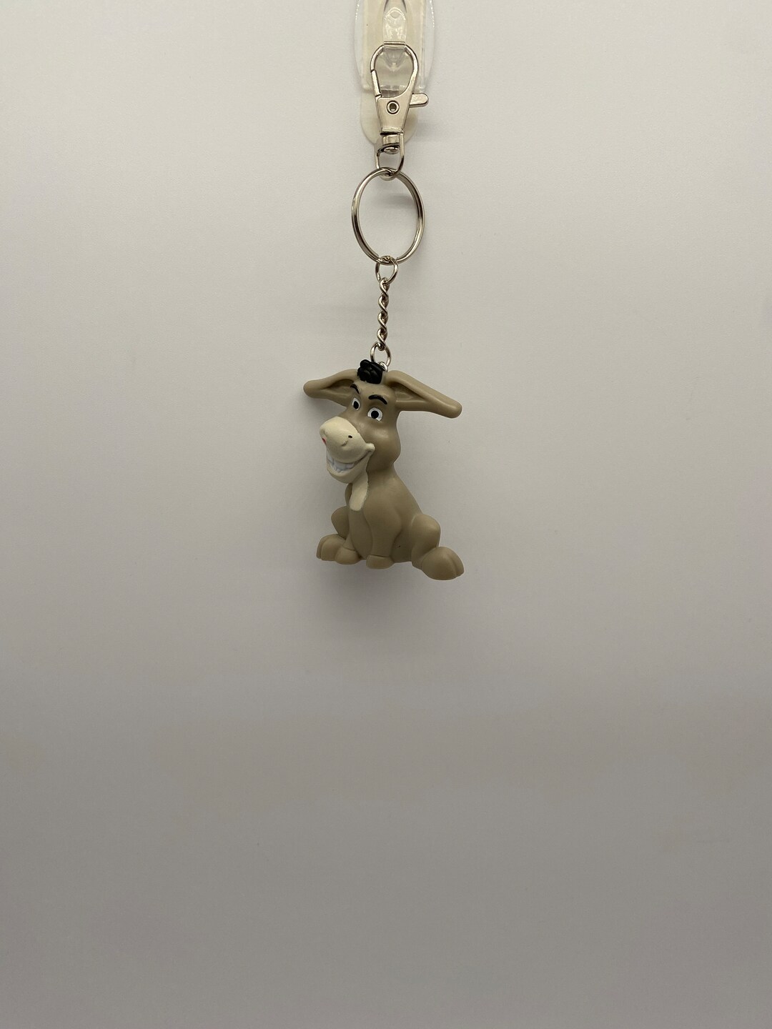 Dreamworks Shrek Donkey Figurine Key Chain Purse Charm Upcycled X Our ...