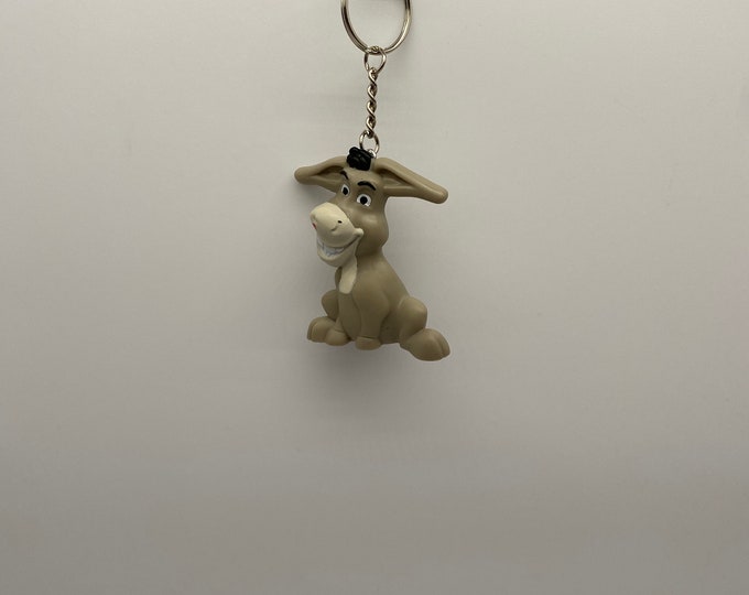 Dreamworks Shrek Donkey Figurine Key Chain Purse Charm Upcycled X Our ...