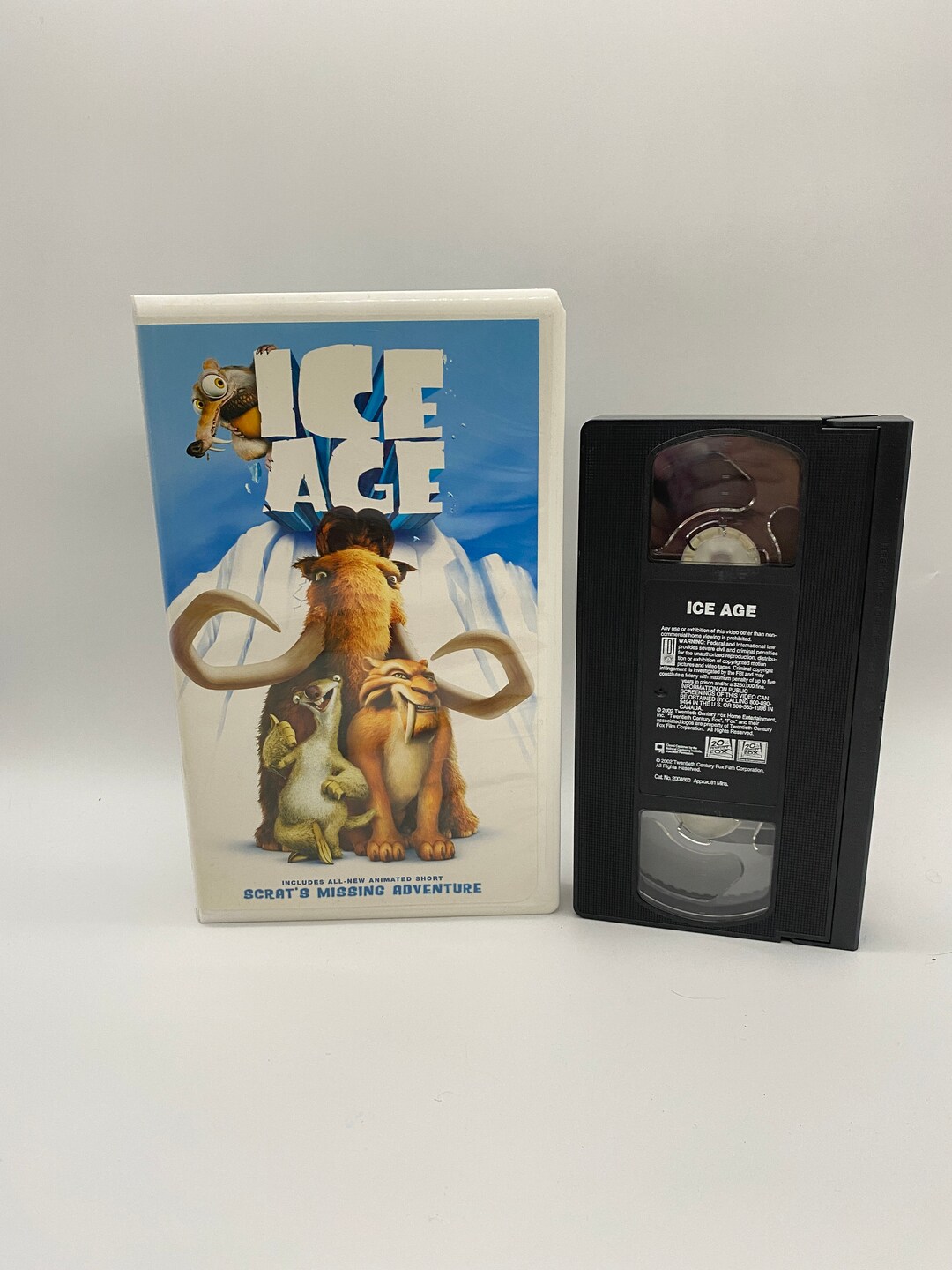 Twentieth Century Fox Ice Age VHS Movie - Etsy