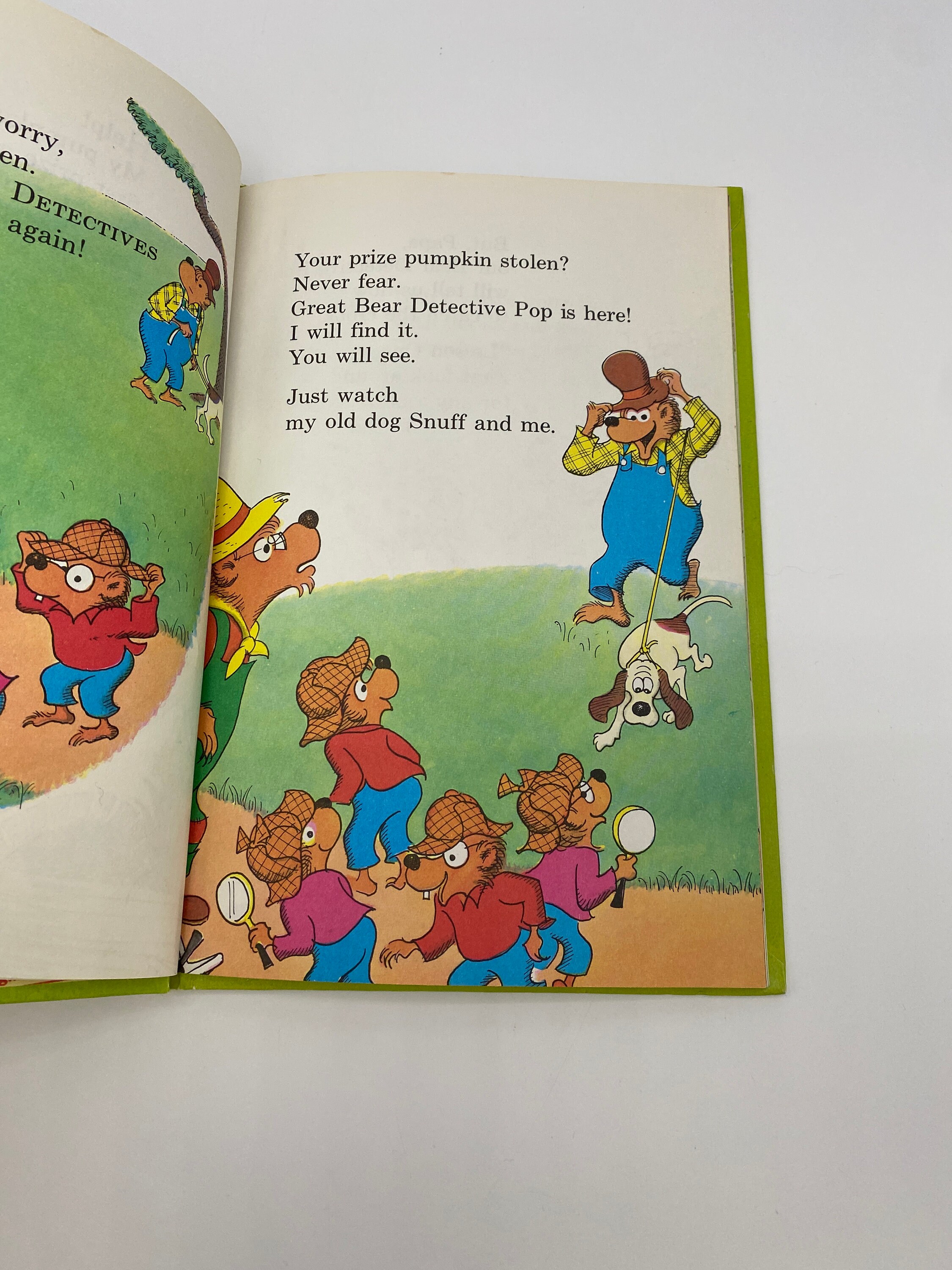 Vintage 1975 Dr. Seuss Bear Detectives Hardcover Book by Stan & Jan ...