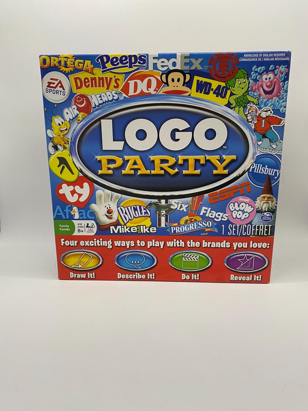 Spin Master Games Logo Party Board Game - Etsy