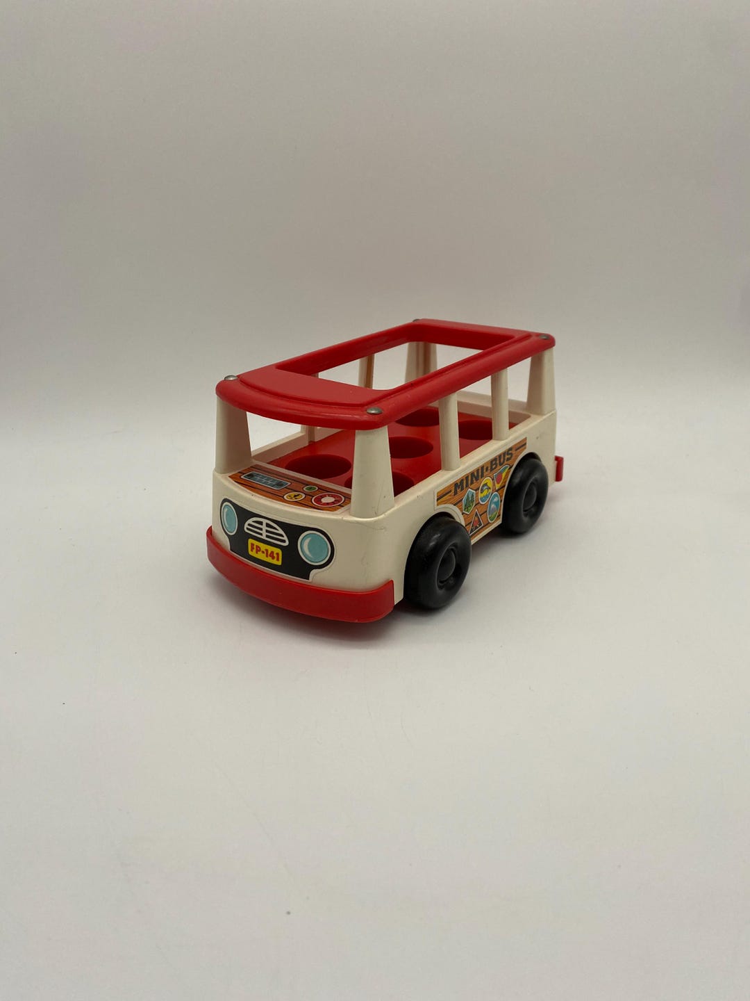 1969 Fisher Price Play Family Mini Bus Toy 141 - Etsy UK