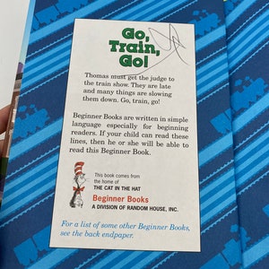 Thomas & Friends Go Train Go Book - Etsy