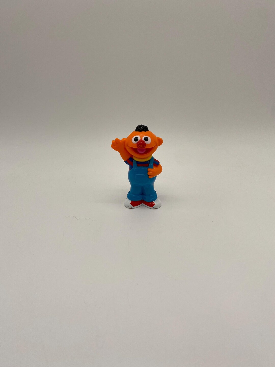 Vintage Sesame Street Ernie Farmer Figurine Toy - Etsy