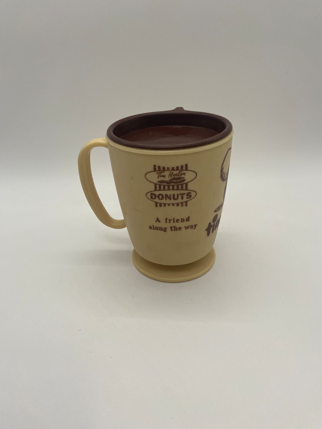 Vintage Tim Horton's Tim-mug A Friend Along the Way Plastic Travel Mug ...