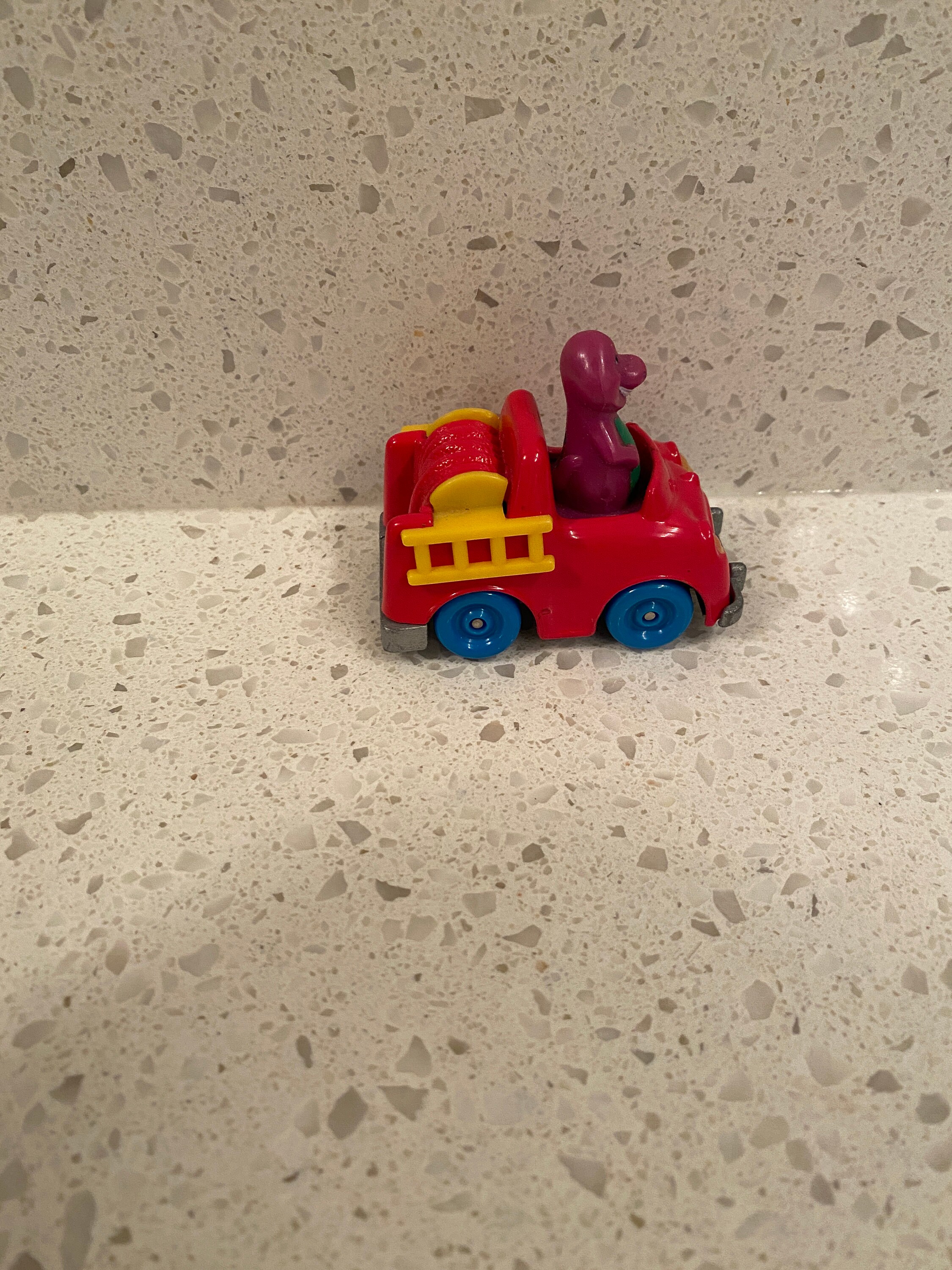1993 Barney the Dinosaur Die Cast Barney in Fire Truck - Etsy Australia