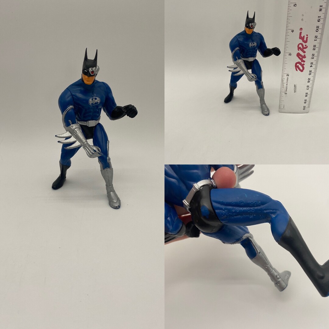 1994 Kenner DC Comics Legends of Batman Blue Batman Cyborg Loose Action ...