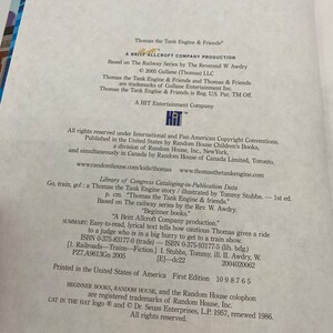 Thomas & Friends Go Train Go Book - Etsy