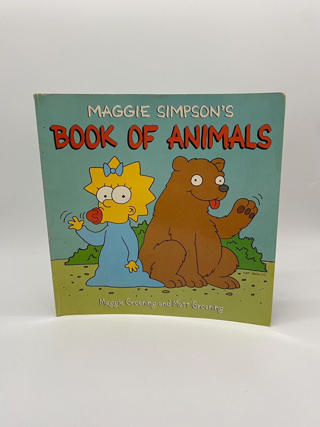 1991 the Simpsons Maggie Simpson's Book of Animals by Matt Groening - Etsy