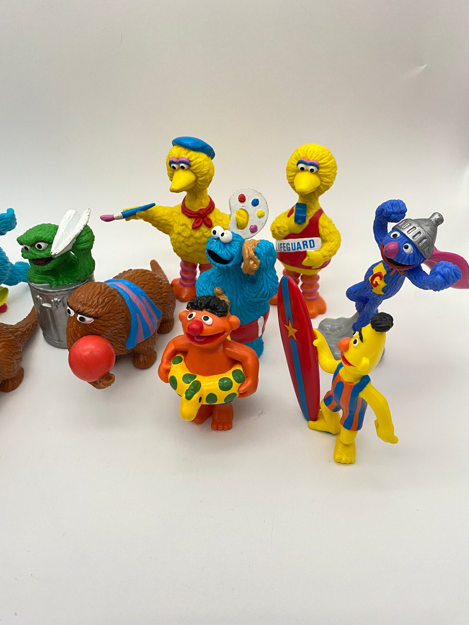 Vintage 80s Applause Sesame Street Figurines Sesame Street Characters ...