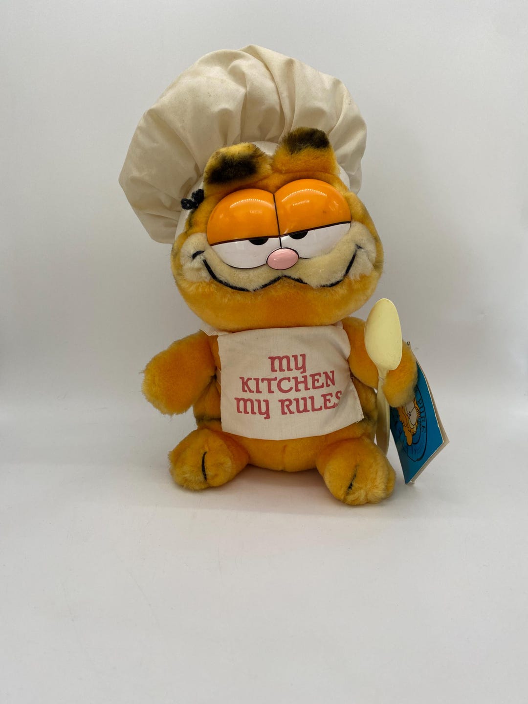 Rare 1981 Chef Garfield Plush: Vintage Cartoon Cat Collectible From ...