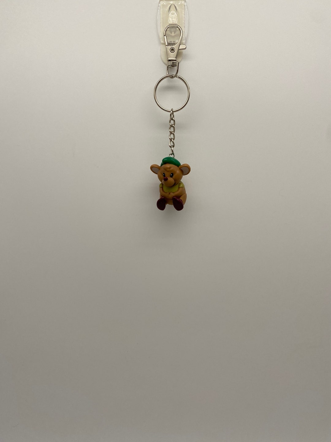 Disney Cinderella Gus Mouse Toy Figurine Key Chain Purse Charm Upcycled ...