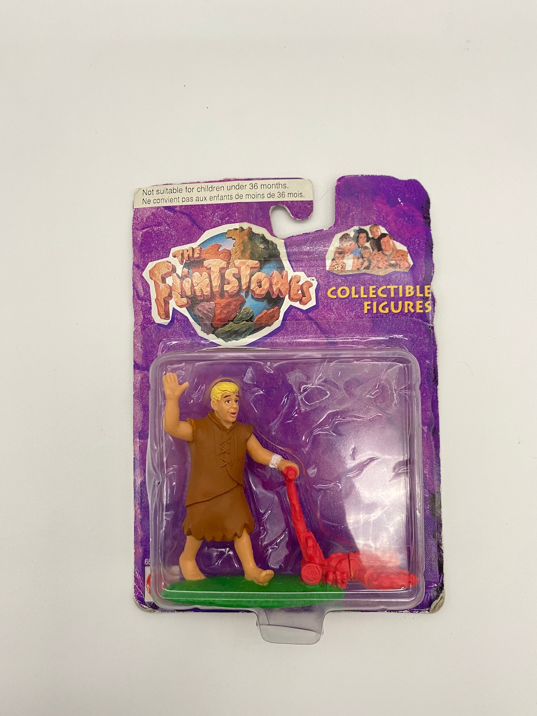 1993 Mattel the Flintstones Movie Collectable Figures 'barney Mowing ...
