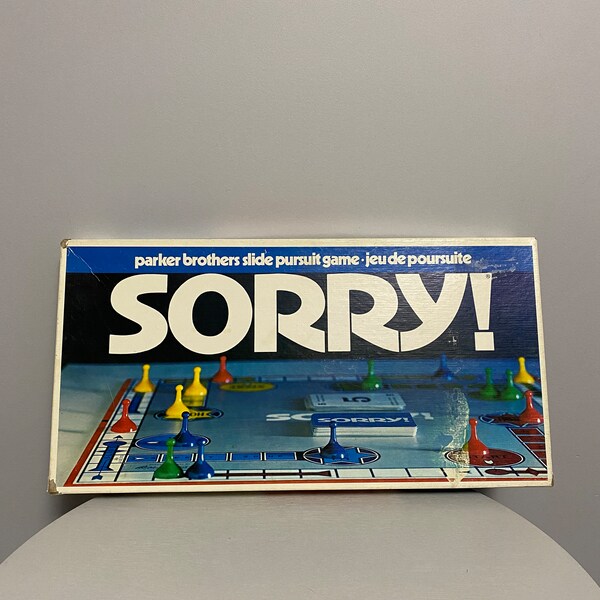 Sorry Board Game - Etsy
