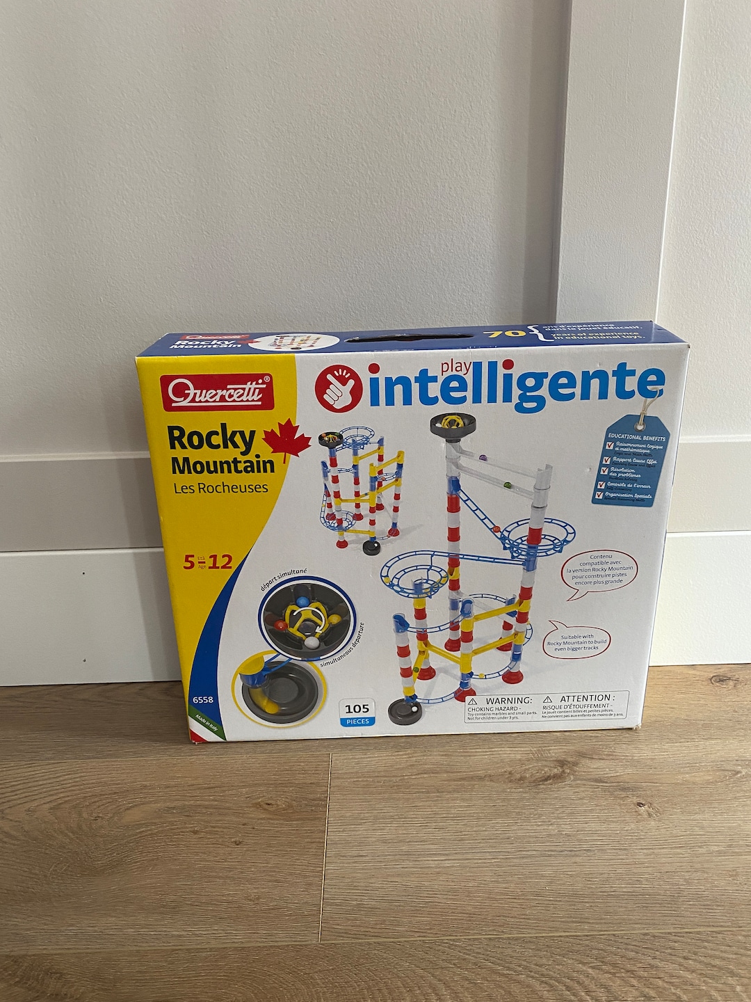 Quercetti Play Intelligente Rocky Mountain Marble Run Toy Set - Etsy