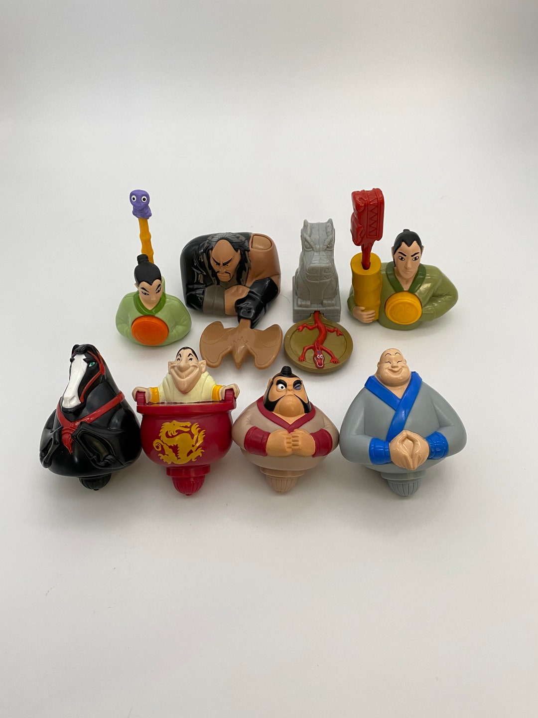 Mcdonald’s 1998 Disney Mulan Complete Set of 8 Happy Meal Toys - Etsy