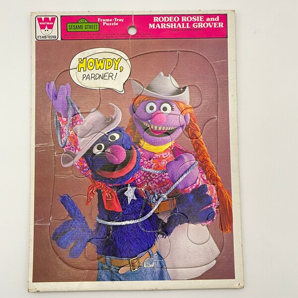 Sesame Street Puzzle - Etsy Canada