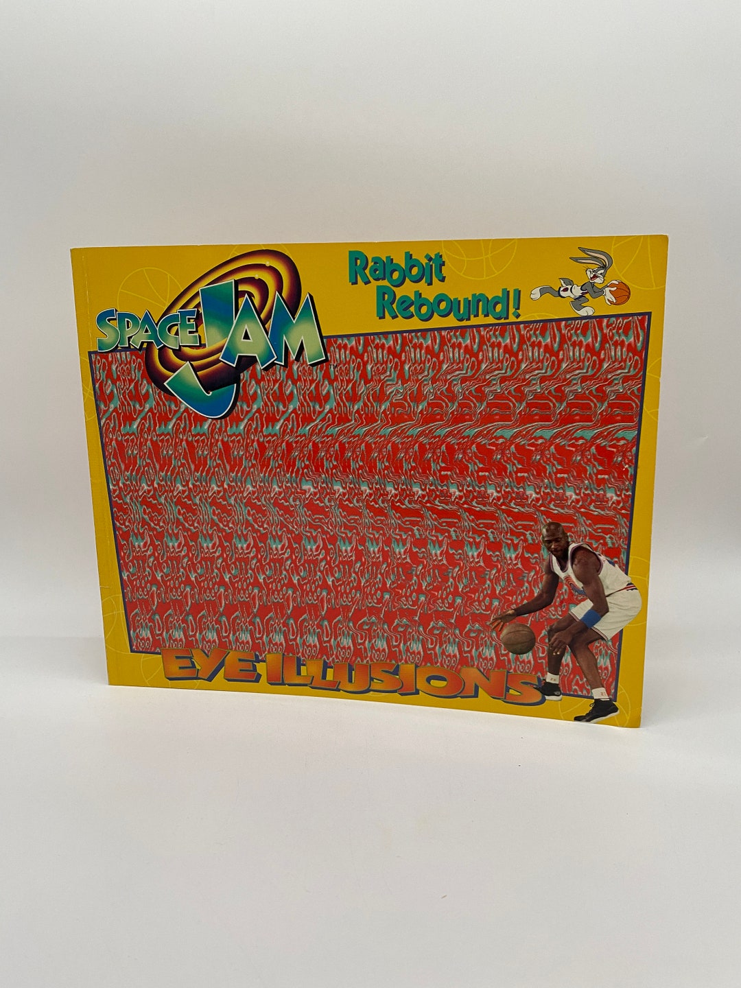 1996 Warner Brothers Looney Tunes Space Jam Rabbit Rebound Magic Eye ...