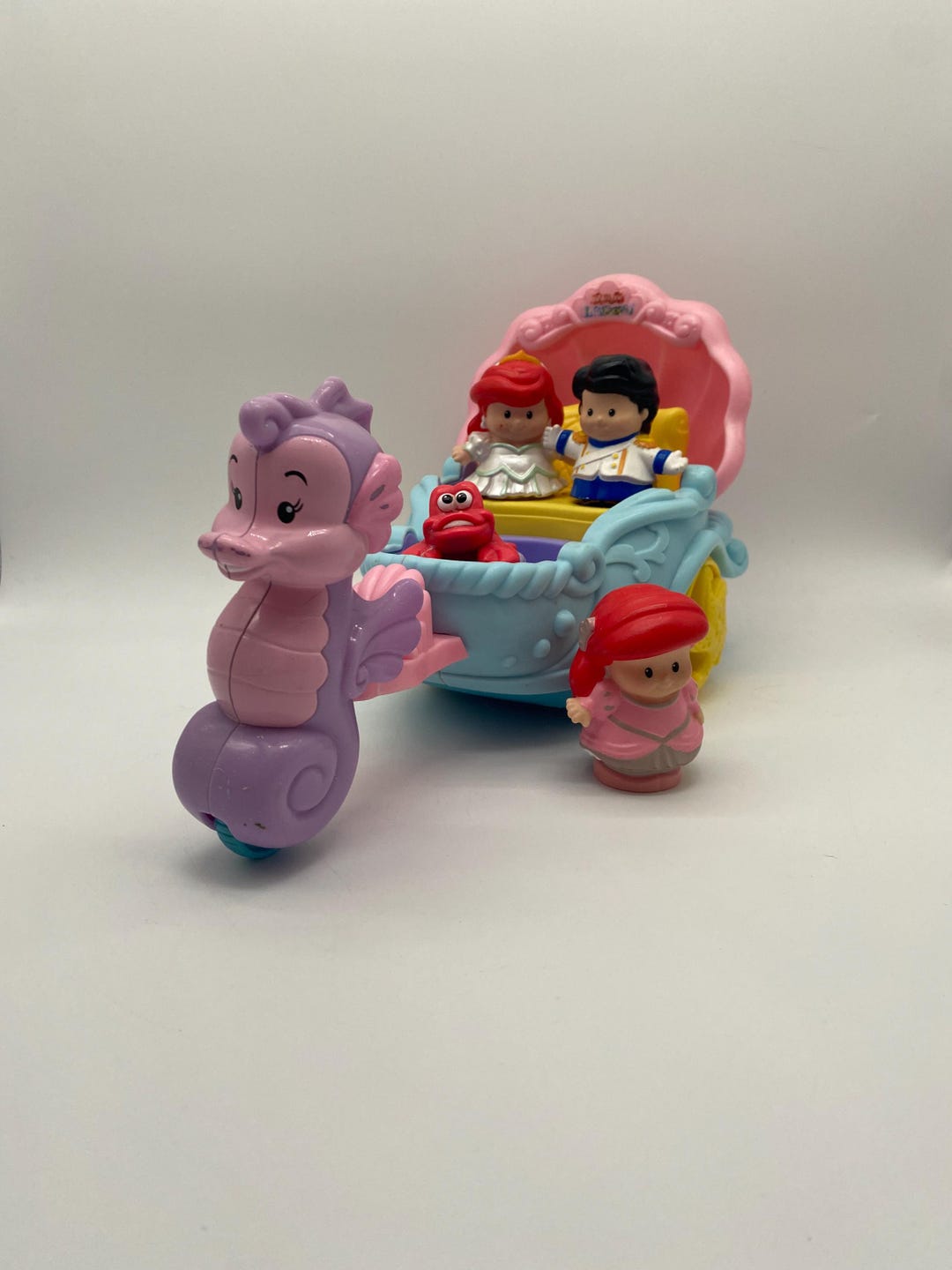 Disney Little Mermaid Ariel's Musical Seahorse Carriage by Fisher-price ...