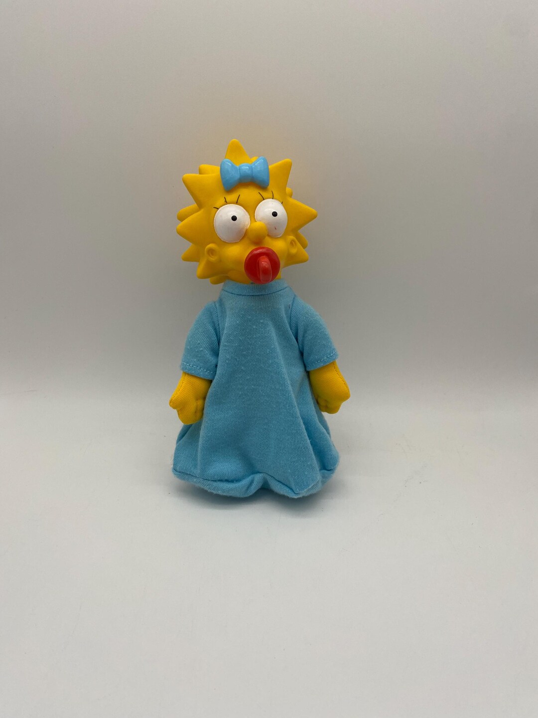 Vintage 1990 the Simpsons Maggie Simpson PVC Head Plush Doll Toy - Etsy